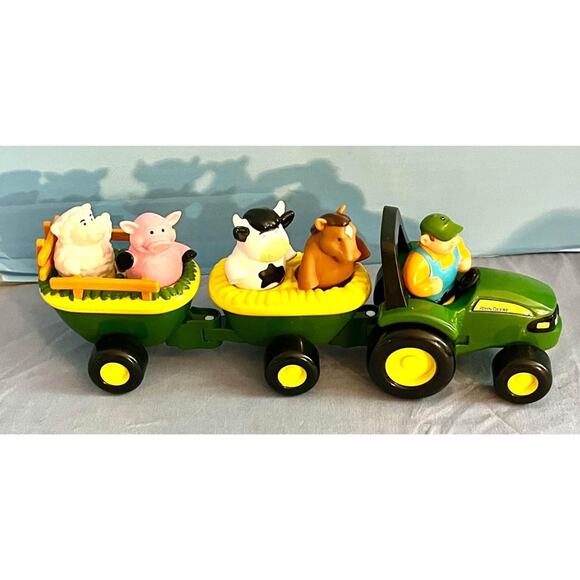 John Deere | Toys | Ertl Tomy John Deere Old Mcdonald Tractor Farmer ...